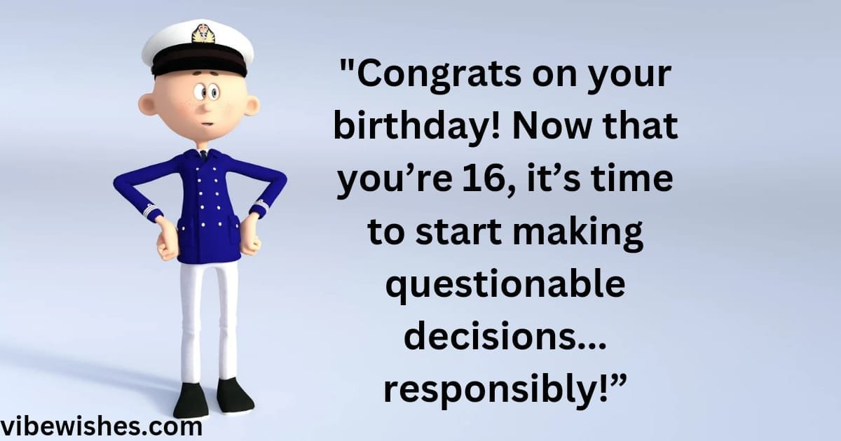 75+ Best Funny Sixteenth Birthday Messages to Share